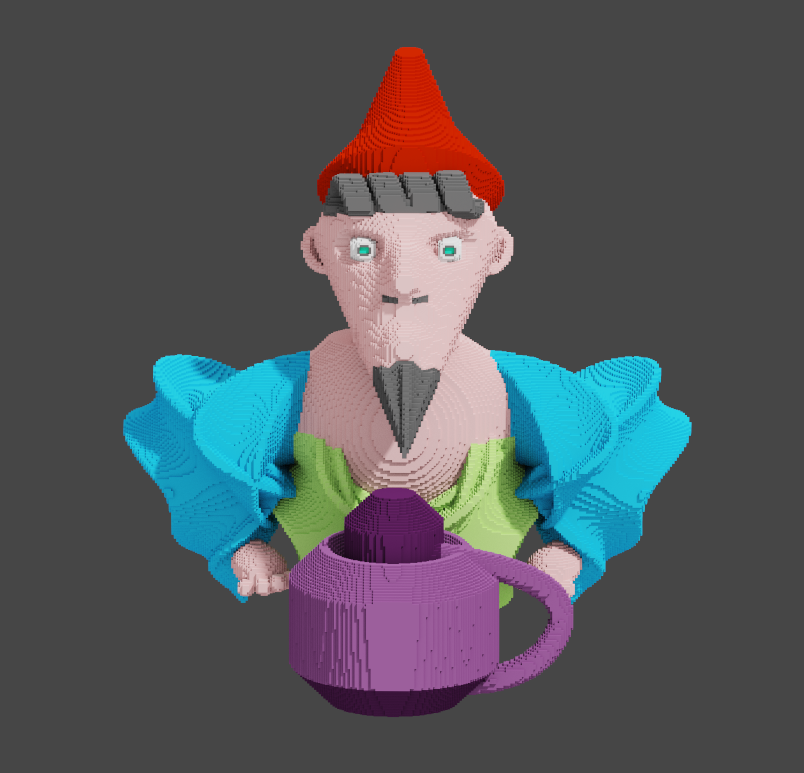 Character Ali Baba – Hobbyist Voxel Art Designer